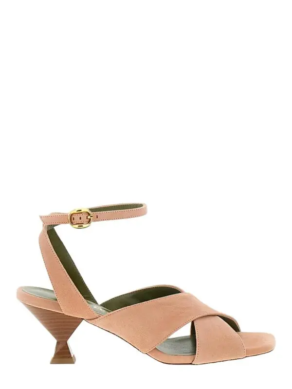 MARIA LUCA Osanna Heel Sandals - Rose