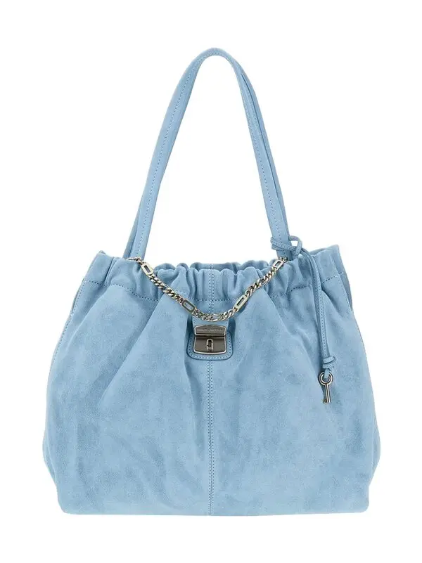 Marc Jacobs The Cristina Leather Tote - Sky Blue
