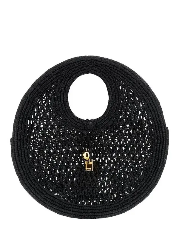 Jacquemus Le Petit Rond Spiaggia Bag - Black