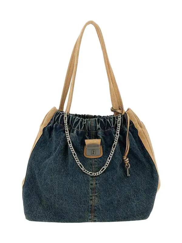 Marc Jacobs The Denim Suede Cristina Tote - Blue