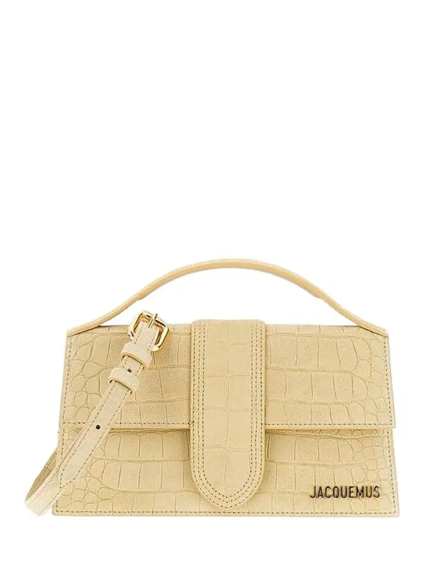 Jacquemus Le Grand Bambino Flap Bag - Beige