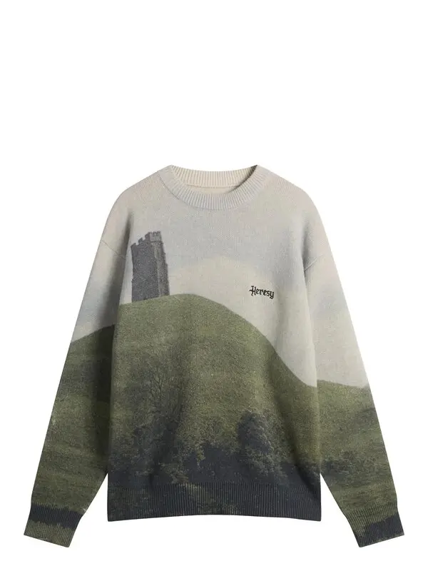 HERESY Tor Knit Jumper - Print