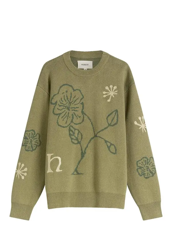 HERESY Malva Knit Jumper - Green
