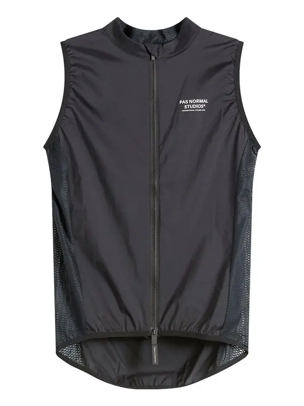 PAS NORMAL STUDIOS Mechanism Stow Away Gilet - Black