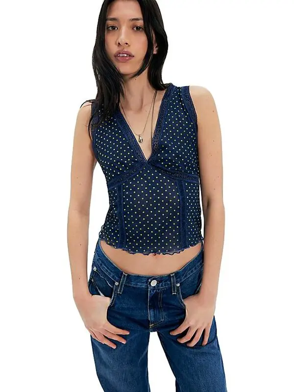 Free People True Romance Tank - Night Sky Combo
