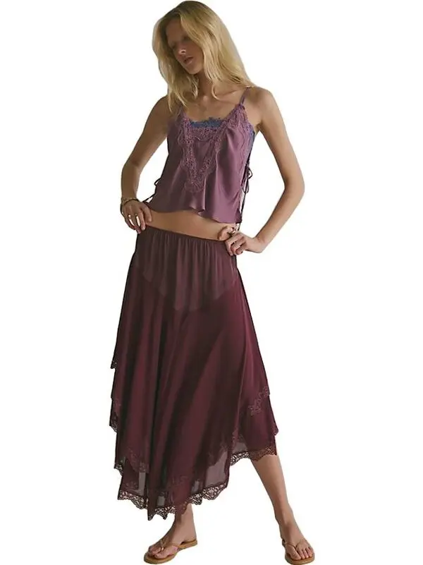 Free People It's Romantic Half Slip - Shiraz