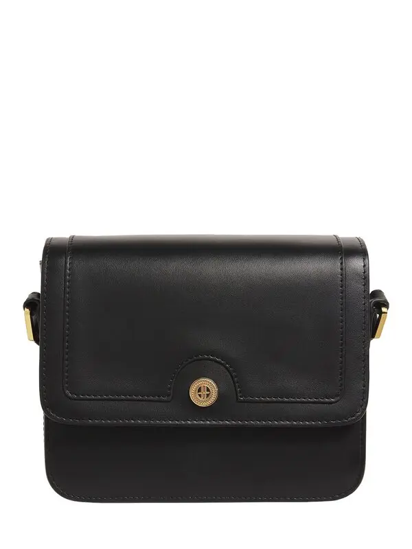 Harrods Leather Camera Bag - Black