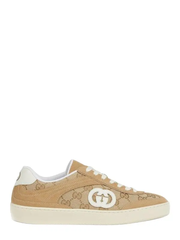 Gucci G75 Gg Canvas Sneakers - Beige