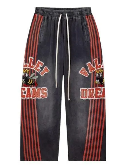 VALE FOREVER Anthem Tracks Sweatpants - Black/red