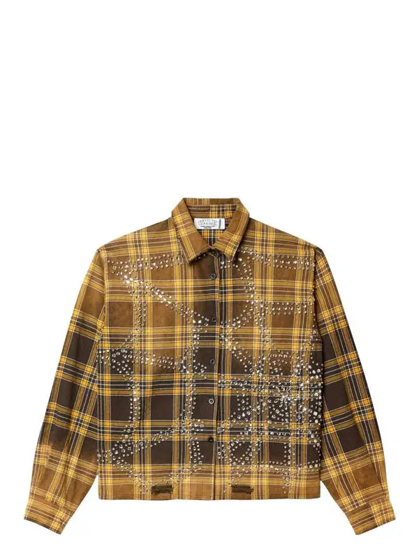 VALE FOREVER Chocolate Long Sleeve Flannel - Brown