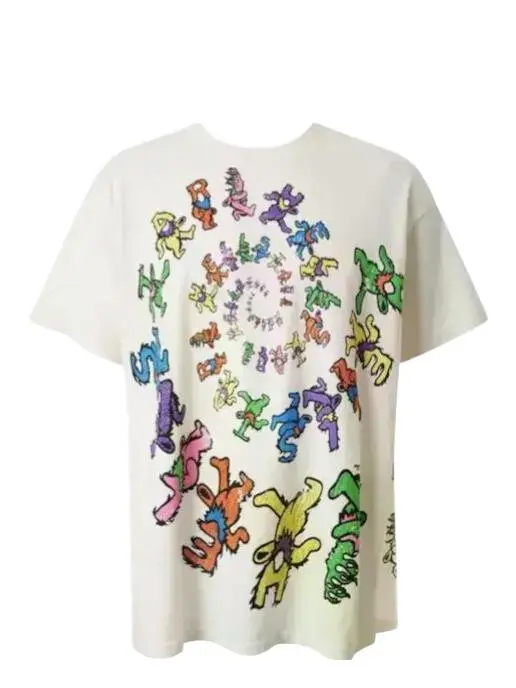 HELLSTAR Paradise Bears T-shirt - White