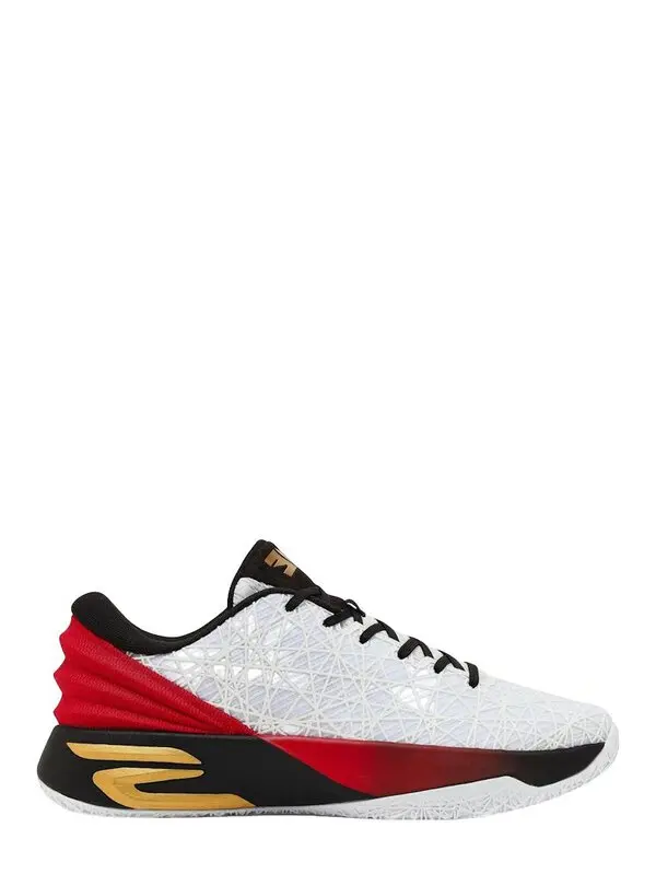 Sketchers Skx Je 1 Gold Sneakers - White/red/black