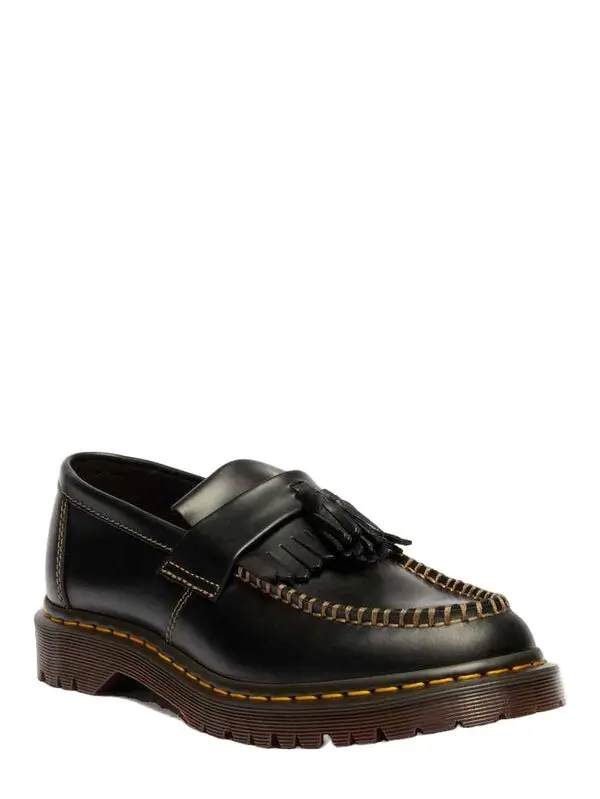 Dr. Martens Adrian Orleans Leather Tassel Loafers - Black