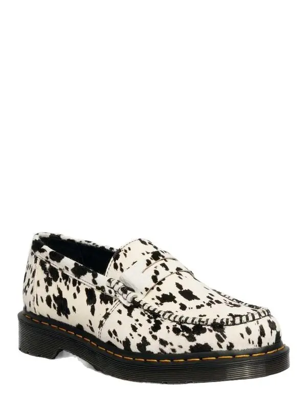 Dr. Martens Penton Dalmatian Loafers - Cream