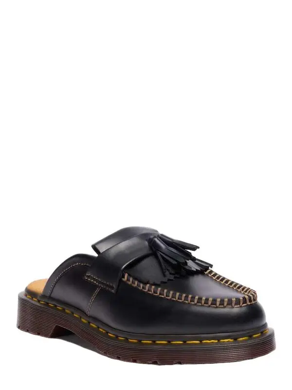 Dr. Martens Adrian Leather Mules - Black
