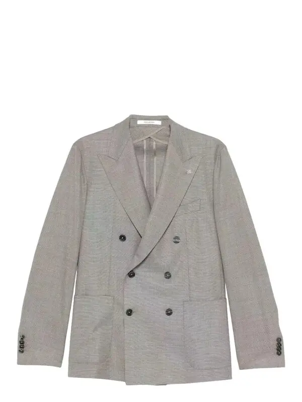 Tagliatore Double-breasted Blazer - Grey