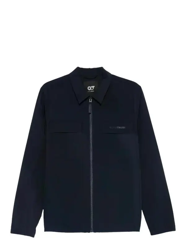 ALPHATAURI Zip-up Overshirt - Blue