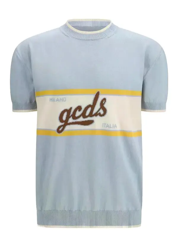 Gcds Logo T-shirt - Blue