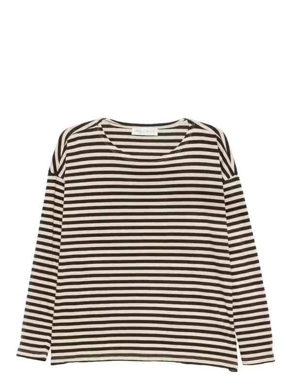 PDR PHISIQUE DU ROLE Striped Long-sleeve T-shirt - Black