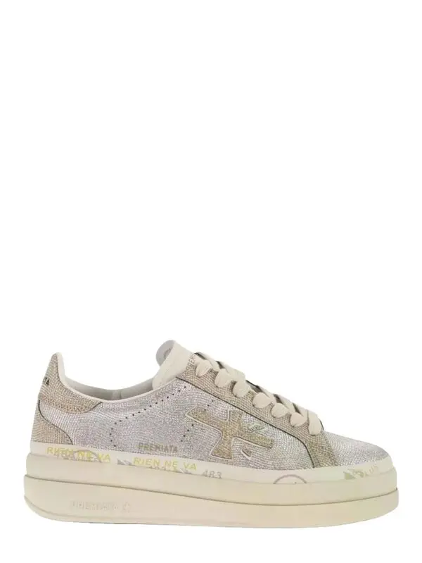 Premiata Claudia 8132 Lace-up Sneakers - Silver
