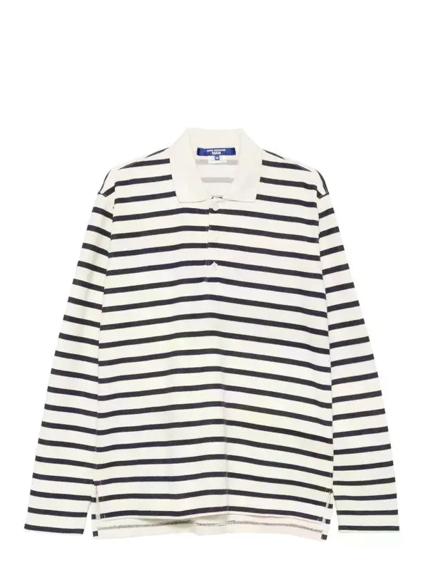 Junya Watanabe Striped Polo Shirt - Neutrals