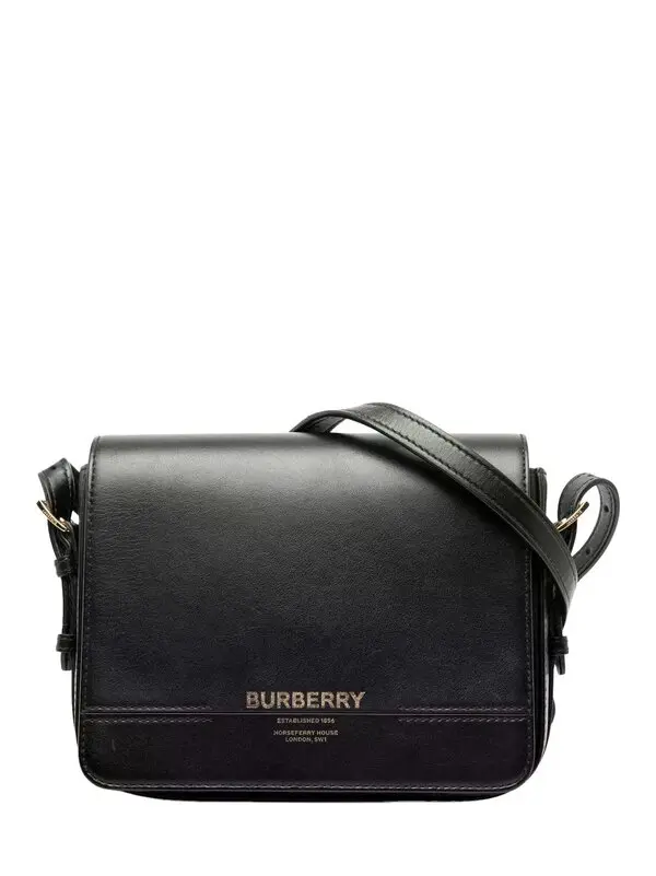 Burberry Small Leather Grace Crossbody Bag - Black