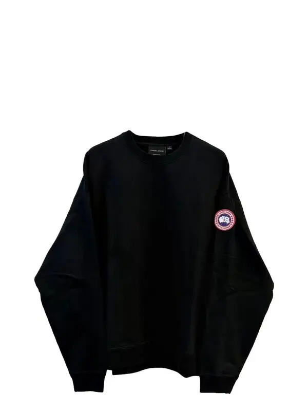 Canada Goose Logo-patch Sweatshirt - Black