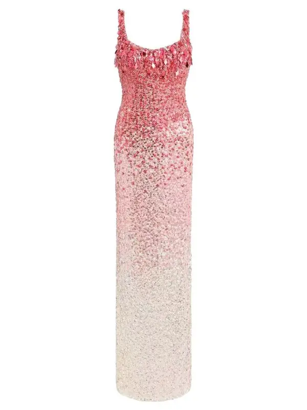 Jenny Packham Decora Sequin-embellished Maxi Dress - Pink