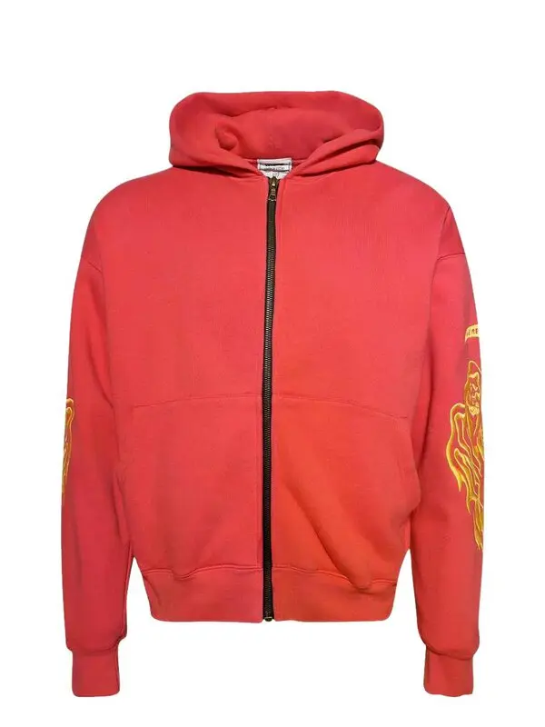 WARREN LOTAS Serenity Reaper Zip-up Hoodie - Red