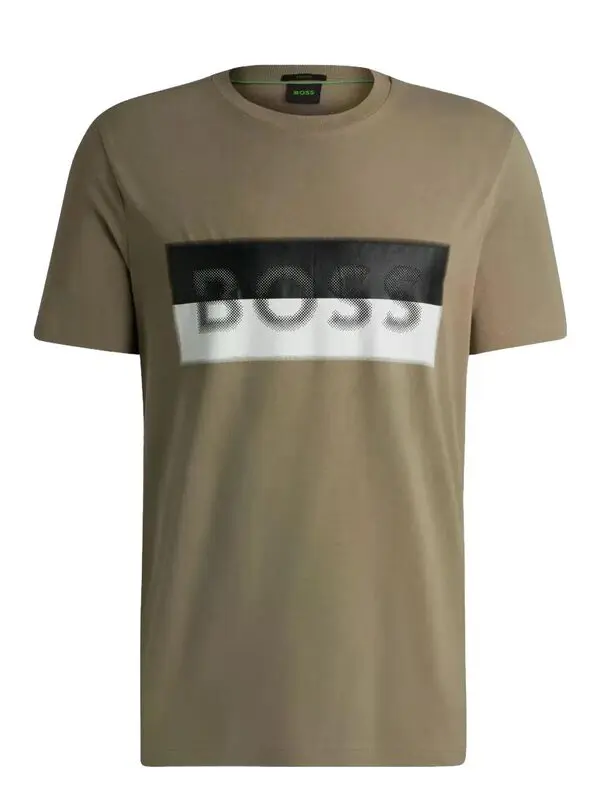 BOSS Letter Block T-shirt - Neutrals