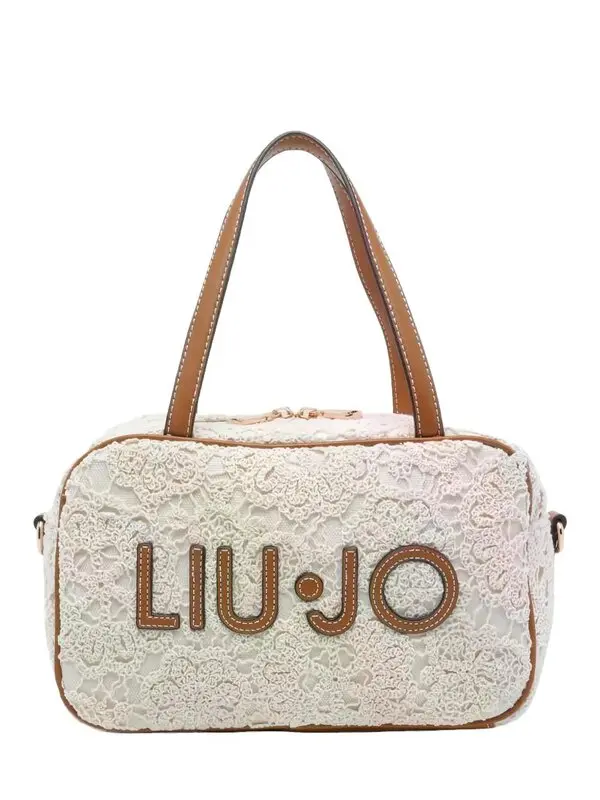 Liu Jo Lace Top Handle Shoulder Bag - Neutrals