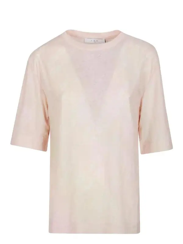 IRO PARIS Short-sleeve Crew-neck Top - Pink