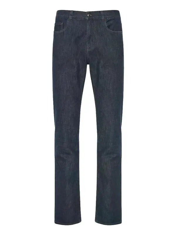 Canali Button Jeans - Blue