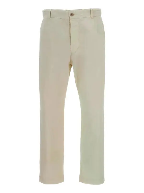 ORIGINAL VINTAGE Buttoned Trousers - Neutrals