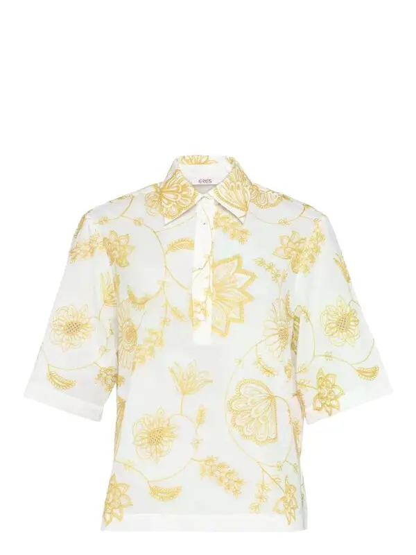 ERES Floral-print Shirt - White