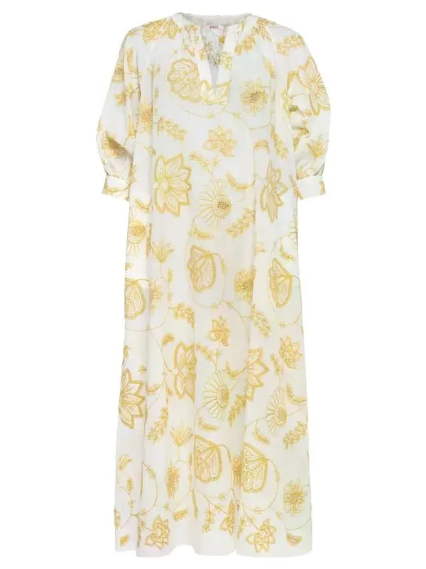 ERES Floral-print Dress - White