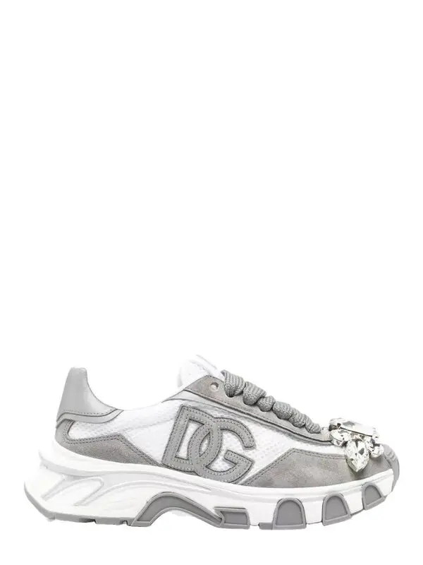 Dolce & Gabbana Logo Embellishment Sneakers - White