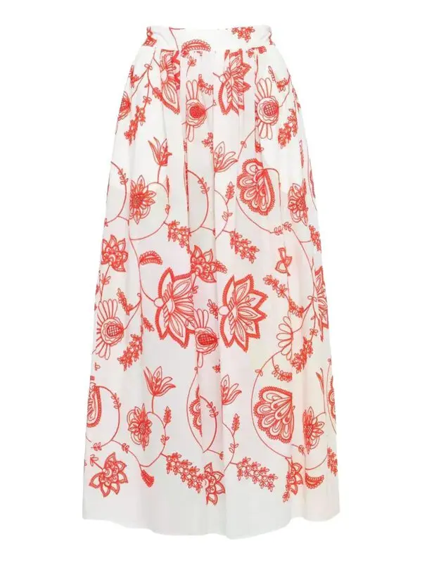 ERES Calie Midi Skirt - Red