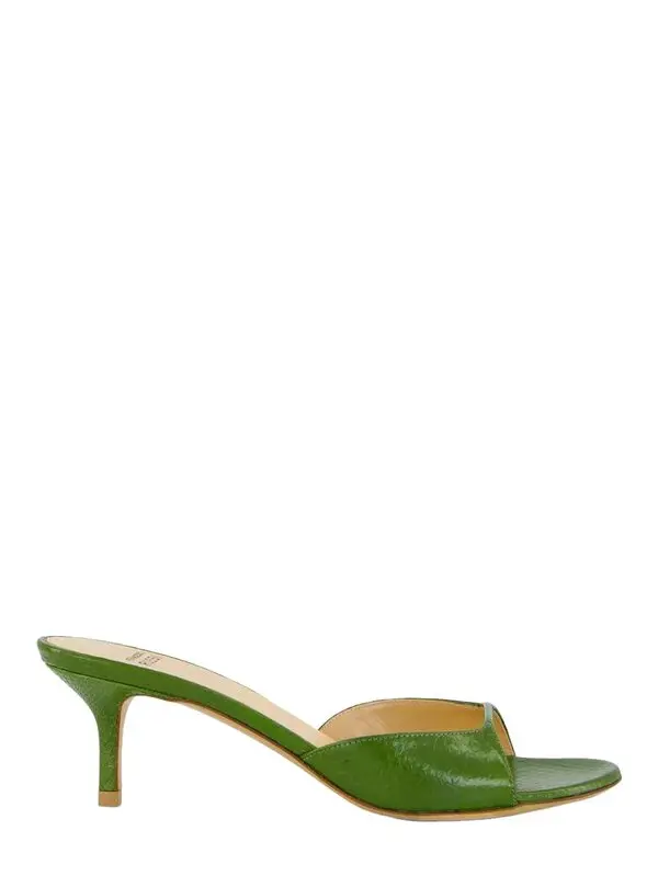 FRANCESCO RUSSO Leather Sandals - Green