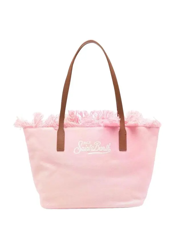 MC2 SAINT BARTH Fringed City Tote Bag - Pink