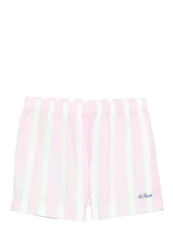 MC2 SAINT BARTH Striped Shorts - Pink