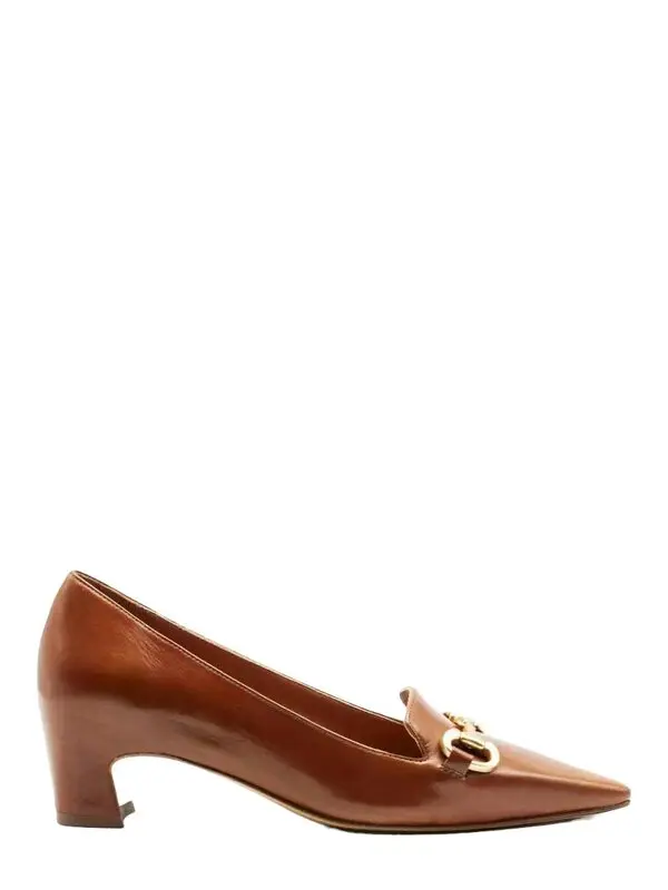 MARA BINI Horsebit Pumps - Brown