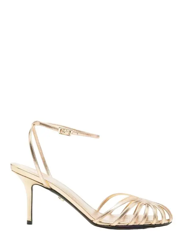 ALEVI MILANO Strappy Caged Sandals - Gold