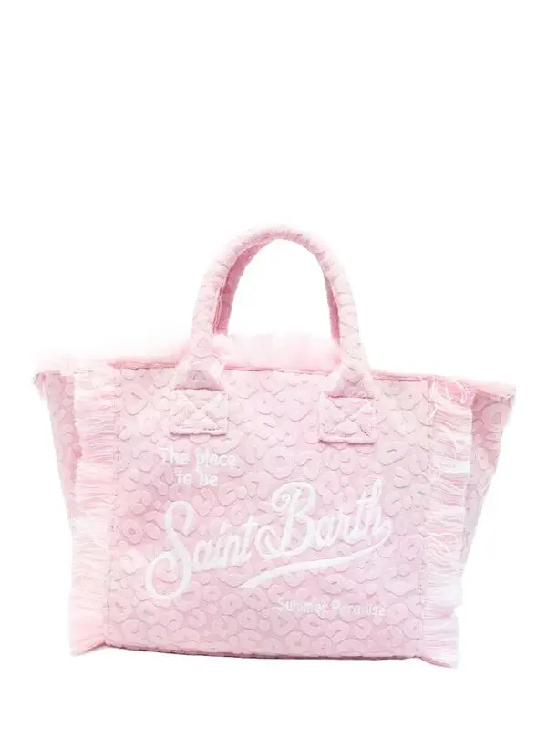 MC2 SAINT BARTH Fringed-trim Tote - Pink