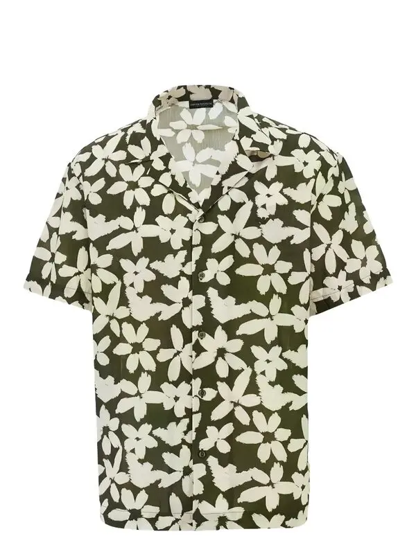 Emporio Armani Floral Shirt - Green