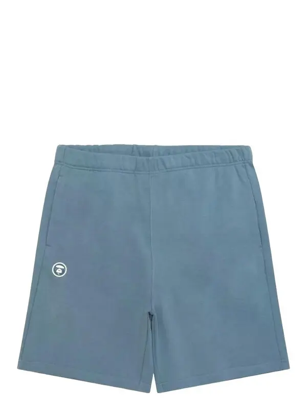 AAPE BY *A BATHING APE Logo Shorts - Blue