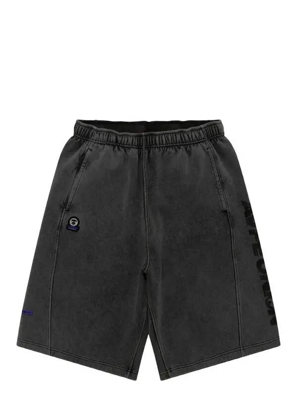 AAPE BY *A BATHING APE Logo Shorts - Grey