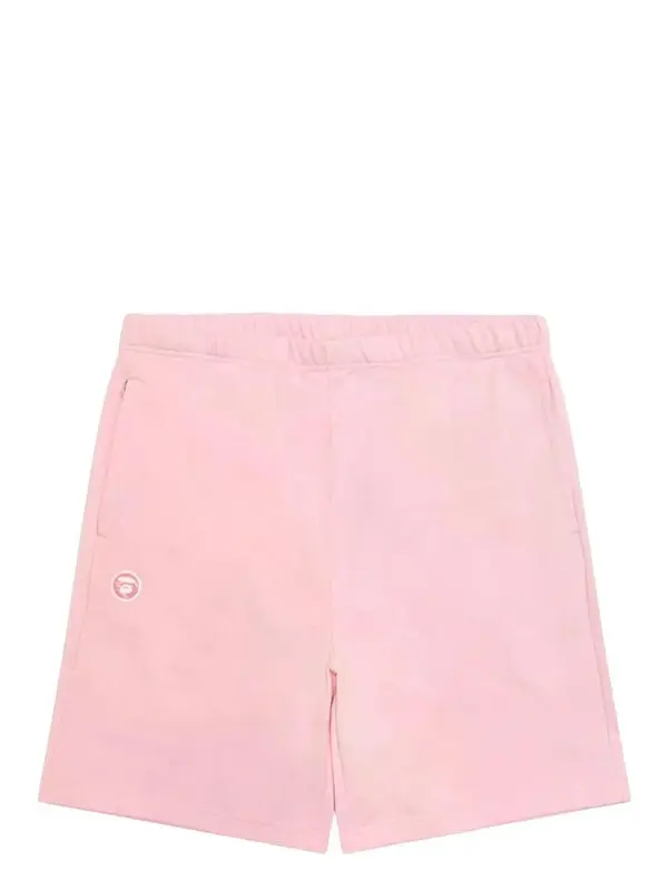 AAPE BY *A BATHING APE Logo Graphic Shorts - Pink