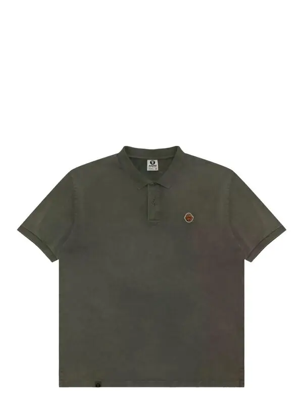 AAPE BY *A BATHING APE Appliqué Polo Shirt - Green