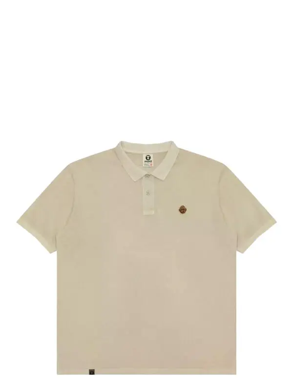 AAPE BY *A BATHING APE Appliqué Polo Shirt - Neutrals